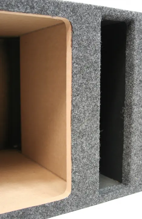 Car Audio Subwoofer Dual L7 L5 12" Vented Square Enclosure