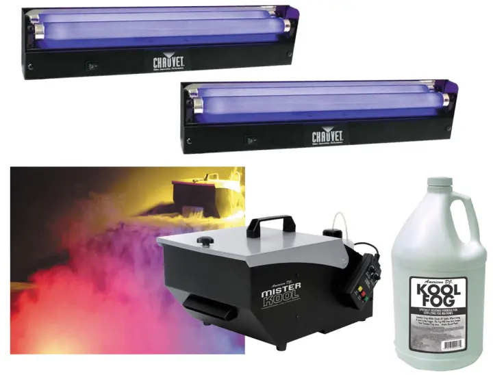 American DJ Mister Kool Low Laying Ground Fog Machine w/ Gallon Fluid ...