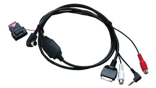 Peripheral PXA04 JVC Aux Audio cable with iPod dock/3.5mm/RCA Connectors