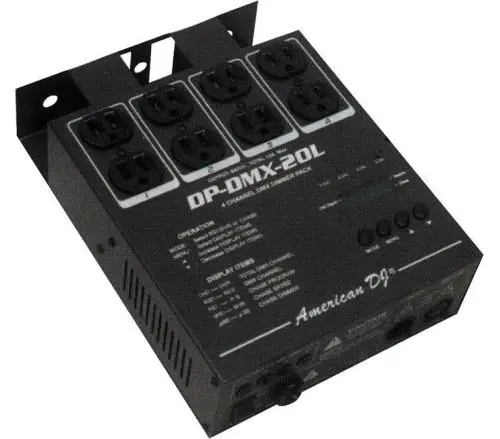 American DJ DP-DMX20L 4 Channel DMX Dimmer / Switch Pack 600W Per Channel