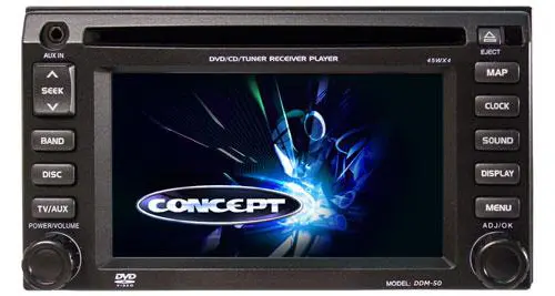 Concept DDM-50 Mobile Video CD / DVD/ AM/ FM Car Display System