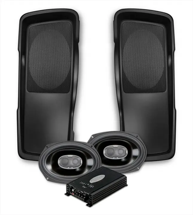 Cycle Sounds 4405-0239 Complete Kit Bagger Audio Single Up Saddlebag ...