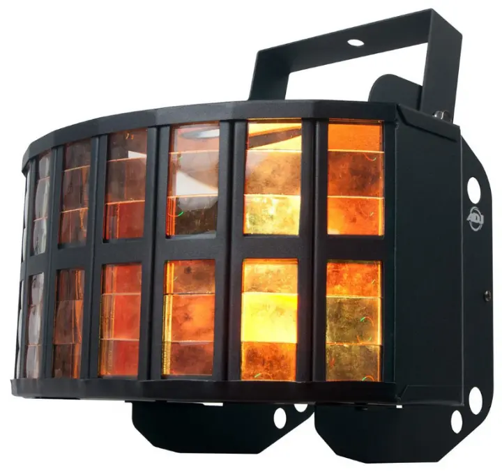 American DJ Aggressor HEX LED Sound Activated Multi Color Derby Beam ...