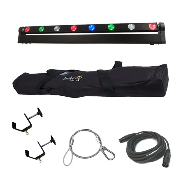 American DJ Sweeper Beam Quad 8 Zone Sweeping Wash & Chase LED Color ...