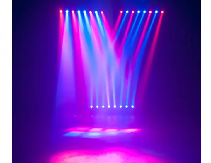 American DJ Sweeper Beam Quad 8 Zone Sweeping Wash & Chase LED Color ...