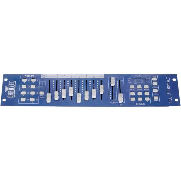 Chauvet DJ Obey 10 Can Handle 8 16-Channel Lighting Fixtures DMX Controller