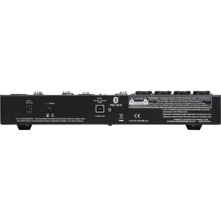 Peavey PV 10 BT 120US 4-Channel Non Powered Compact Studio mixer with ...