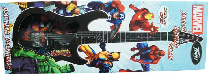 Peavey Marvel Spiderman 3/4 Size Electric Guitar Signed by Stan Lee ...