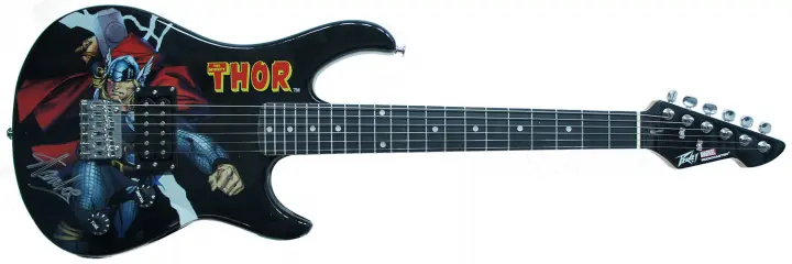 Peavey Marvel Avengers Thor 3/4 Size Electric Guitar Signed by Stan Lee ...