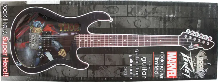 Peavey Marvel Avengers Thor 3/4 Size Electric Guitar Signed by Stan Lee ...