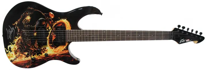 Peavey Marvel Ghost Rider Predator Electric Guitar Signed by Stan Lee ...
