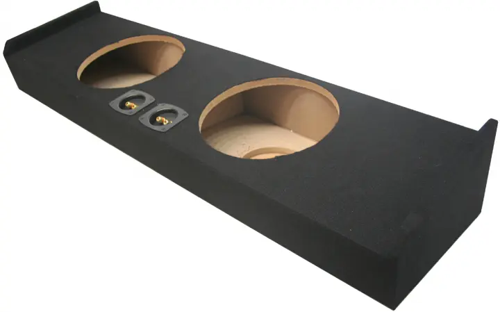 2009-2015 Ford F-150 Super Crew Truck Kicker Comp C10 Dual 10" Sub Box Enclosure - Final 2 Ohm