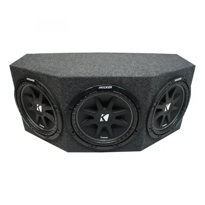 Kicker Comp C12 Triple 12" Subwoofer Loaded 900 Watt Sub Box Enclosure ...
