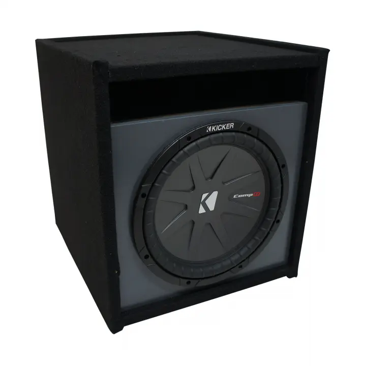 Universal Car Stereo Paintable Ported 15" Kicker CompR CWR15 Sub Box ...