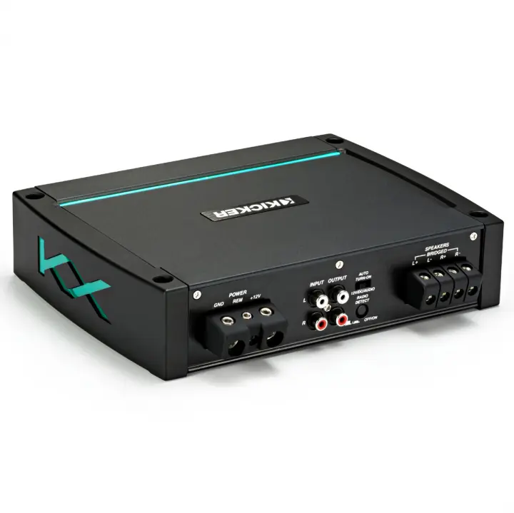 Kicker KXMA400.2 Marine Audio 2 Channel Speaker Amp 800W Amplifier ...