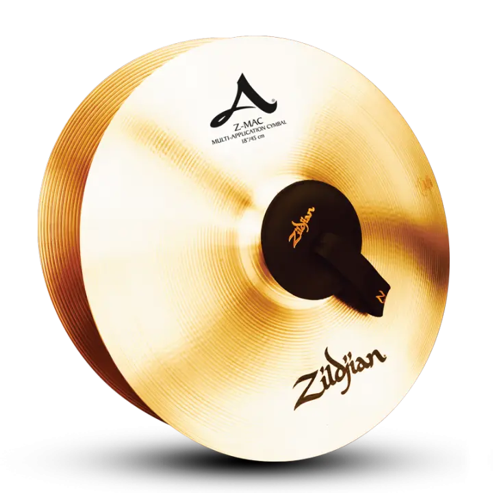 Zildjian A0477 18" A Zildjian Z-Mac Pair Cast Bronze Band & Orchestral ...