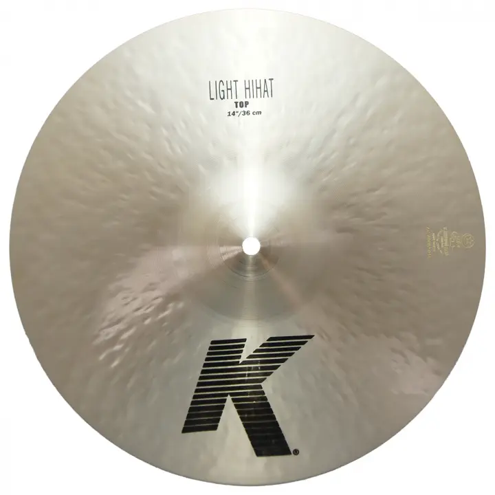 Zildjian 14" K Series Light HiHat Top Drumset Cymbal with Medium Thin ...