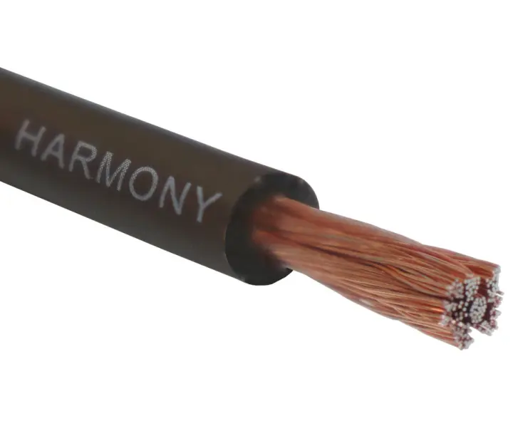 Harmony Audio 8 Gauge 8GA Car Stereo Matte Black Power Cable Amp Wire ...