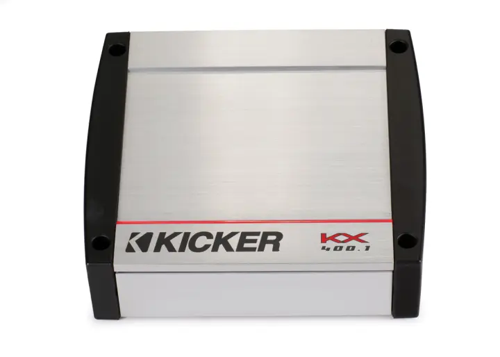 Kicker KX400.1 Car Audio Class D Mono 400W Amp Package & CK4 Amplifier Kit - 3 Year Warranty!