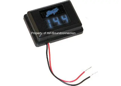 Stinger SVMB 3 Digit Blue LED Car Audio Voltage Display