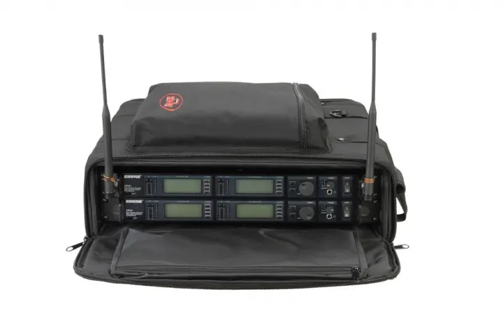 SKB Cases 1SKB-SC192U 2U Soft Rack Case for Wireless Microphone Systems ...