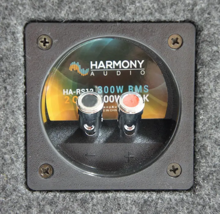 Harmony Audio HA-RS12 Car Stereo Rhythm Loaded 12" Vented 600W Sub Box ...