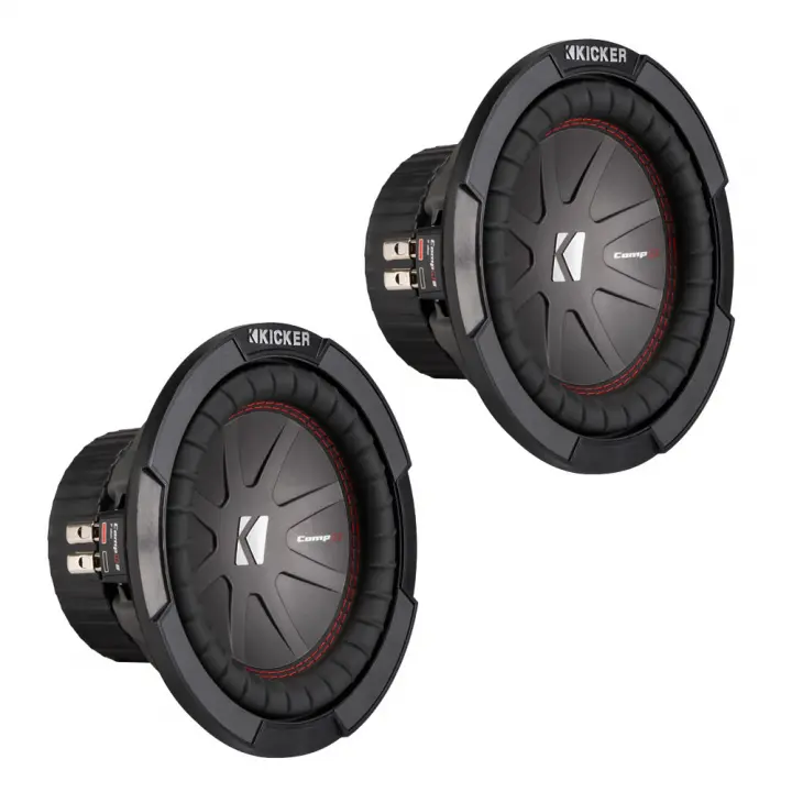 (2) Kicker 43CWR82 Comp R Car Audio Suwboofer Dual 2 Ohm 8" Sub CWR8 ...