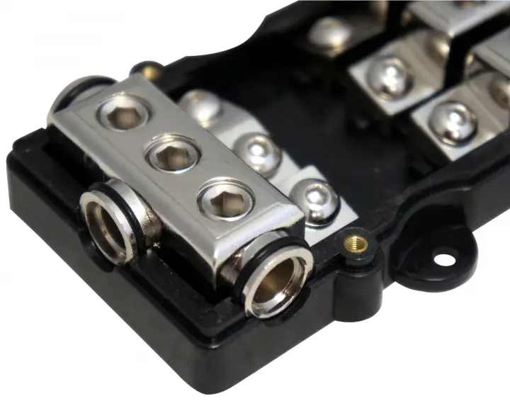 Harmony HA-MIDIFD3 Mini ANL MIDI 3-Way Fused Distribution Block & 150 ...