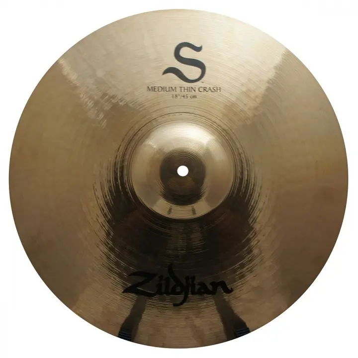 Zildjian S18MTC 18" S Family Medium Thin Crash Cymbal w/ Balanced ...