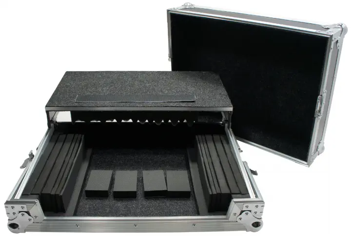 Harmony HCMINILT Flight Glide Laptop Stand DJ Custom Case Allen & Heath ...