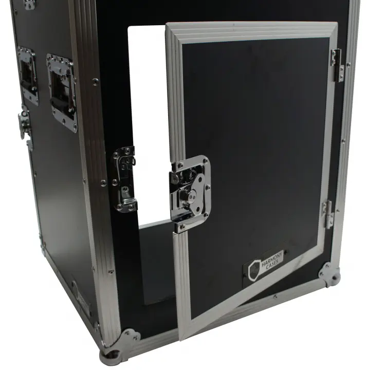 Harmony Cases HCM12U DJ Pro Audio 10U Slant Top 14U Vertical Mixer Rack ...