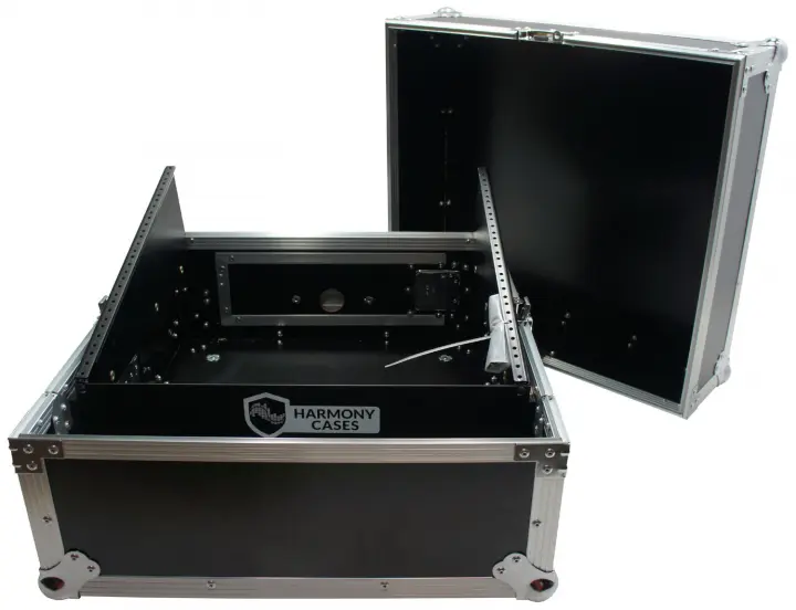 Harmony Cases HCM2U DJ Pro Audio 10U Slant Top 4U Vertical Mixer Rack ...
