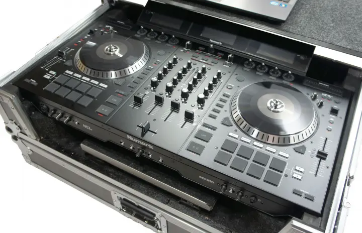 Harmony HCNS7LTWFXTR Flight Glide Laptop Stand Combo DJ Case fits ...