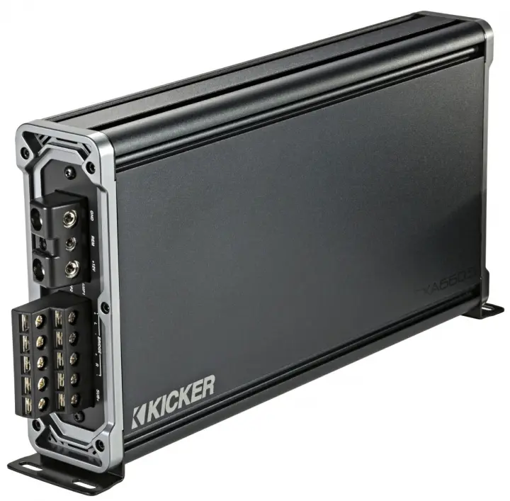 Kicker 46CXA6605 Car Audio 5 Channel Amp Speaker & Sub 1200W Amplifier ...