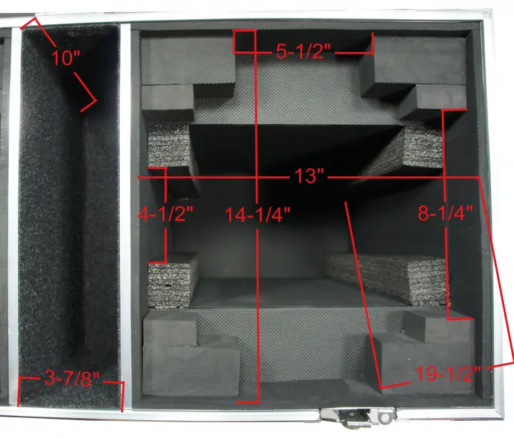 Harmony Cases HC2CH140SR Flight Case fits Chauvet Intimidator Hybrid ...