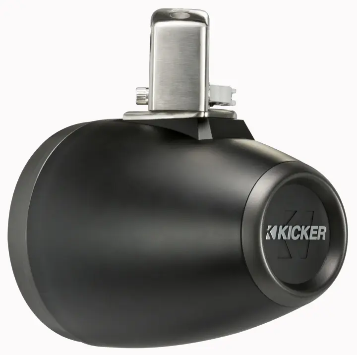 Kicker 45KMTC8 Marine Audio Boat 8" Tower Pod Speaker System Pair ...