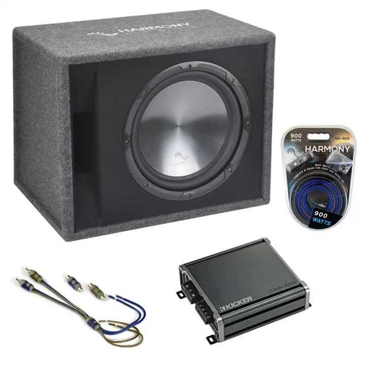 Mitsubishi Lancer 02-17 Harmony Single 12" Loaded Sub Box Enclosure ...