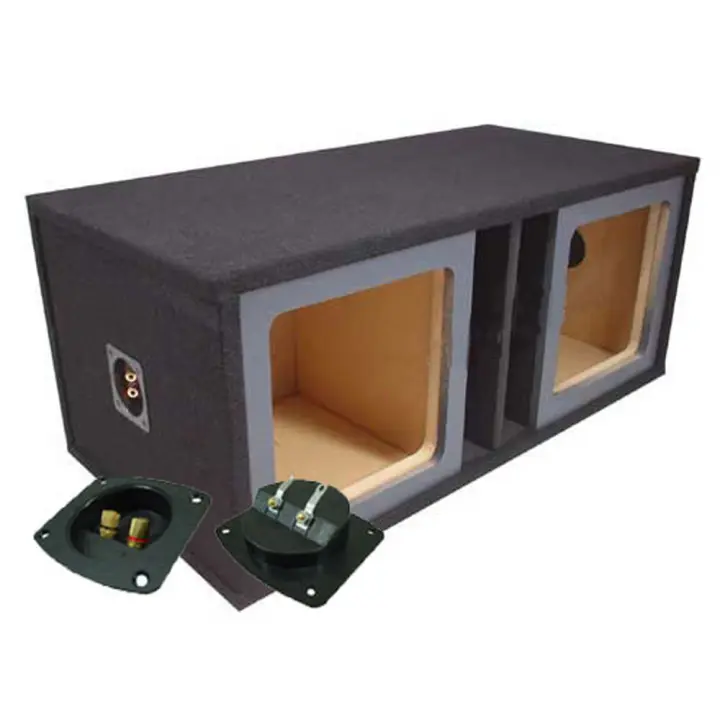 Kicker L7 12" 1200W Subwoofers 46L7T122 w/ Ported Sub Box & CXA1200 ...