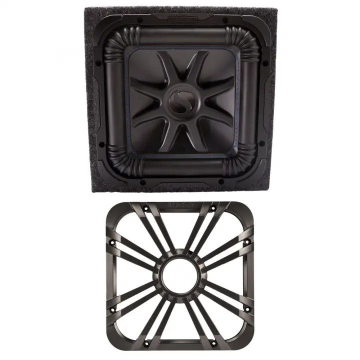 Kicker L7S12 Solo-Baric Subwoofer Sealed Box with Charcoal LED Grill