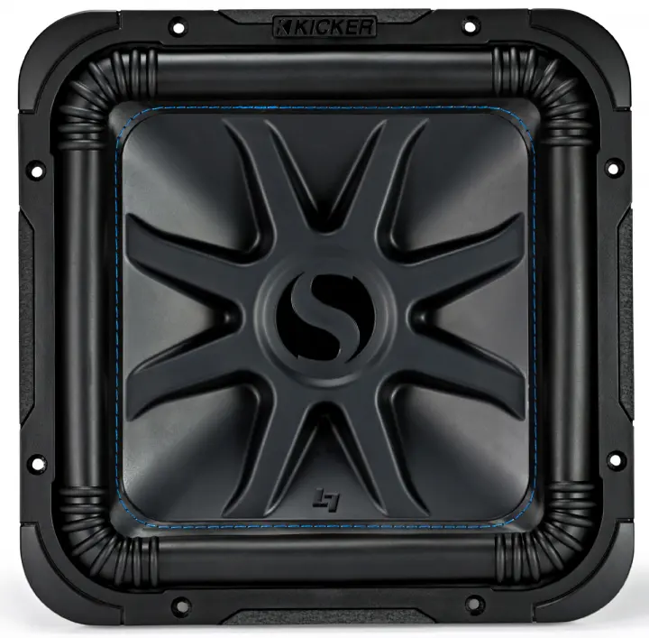 Kicker L7S12 Solo-Baric Subwoofer Sealed Box with Charcoal LED Grill