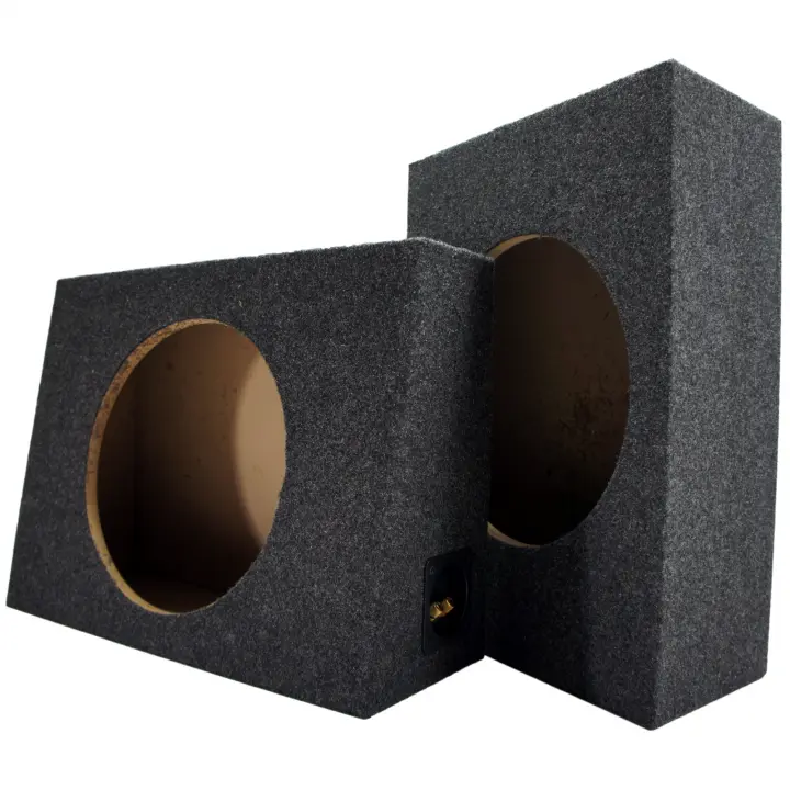 Single 12" Subwoofer Standard Cab Truck Sub Box Enclosure Two Pack (2 ...