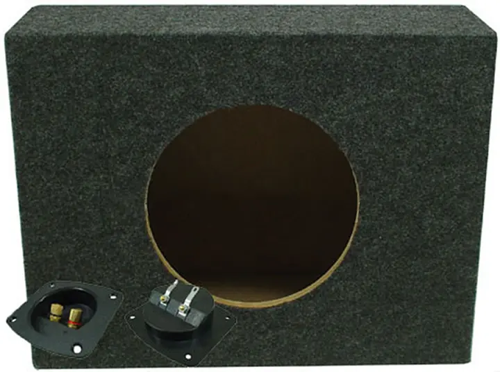 Single 12" Subwoofer Standard Cab Truck Sub Box Enclosure Two Pack (2 ...