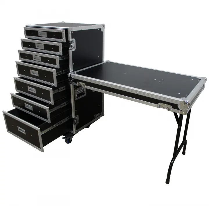 Harmony Cases Portable Rolling 7 Drawer Production Vendor Show Work ...