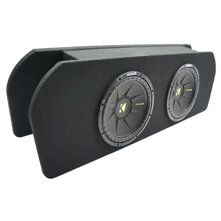 2015 - 2023 Ford Mustang Coupe Kicker CompC CWCS10 Dual 10" Custom Sub Box 2 Ohm