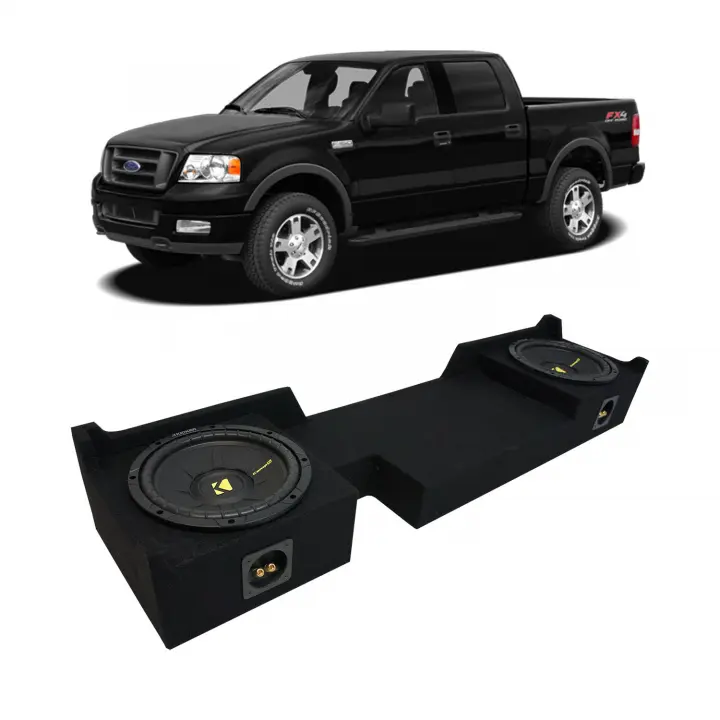 04-08 Ford F-150 Super Crew Truck Kicker CompC CWCS10 Dual 10 Sub Box Final