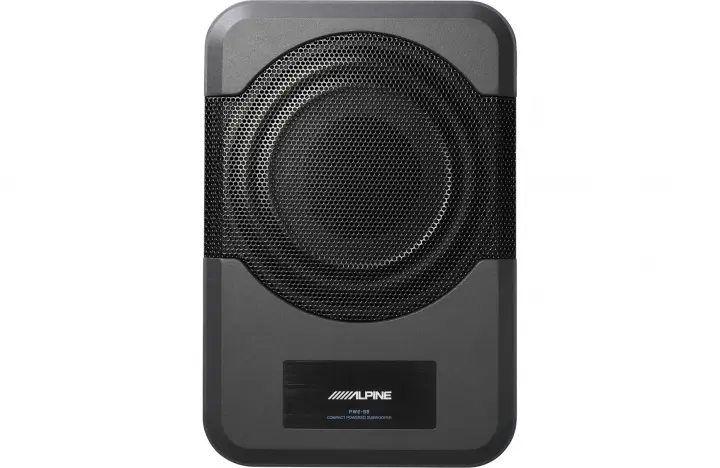 Alpine PWE-S8 Car Audio Sub Compact 8" Powered Subwoofer 240W Class D ...