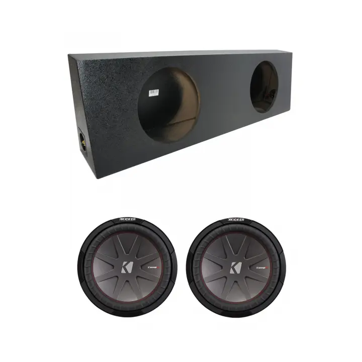 Universal Regular Standard Cab Truck Kicker CompR CWR12 Dual 12" Rhino ...