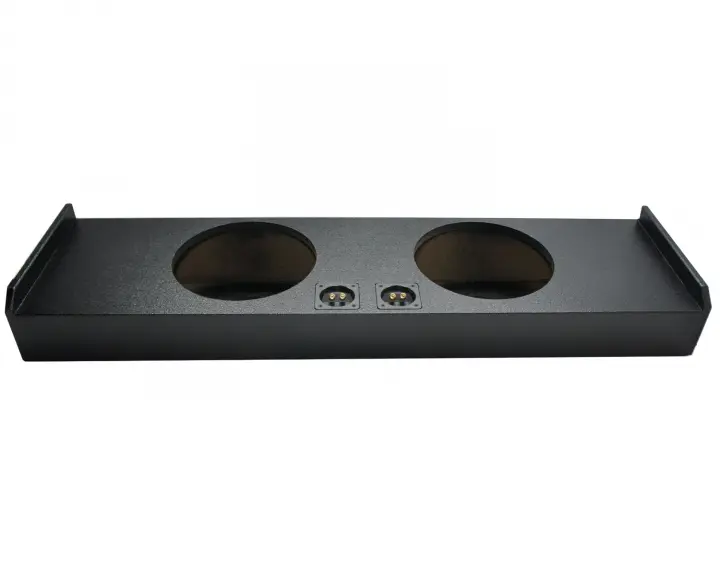 2009-2015 Ford F-150 Super Crew Truck Kicker Comp C12 Dual 12" Rhino Coated Sub Box Enclosure ...