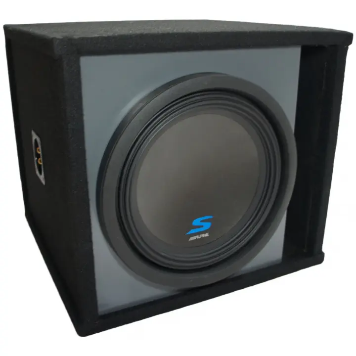 Universal Car Stereo Paintable Ported 12" Alpine Type S S-W12D4 Sub Box ...