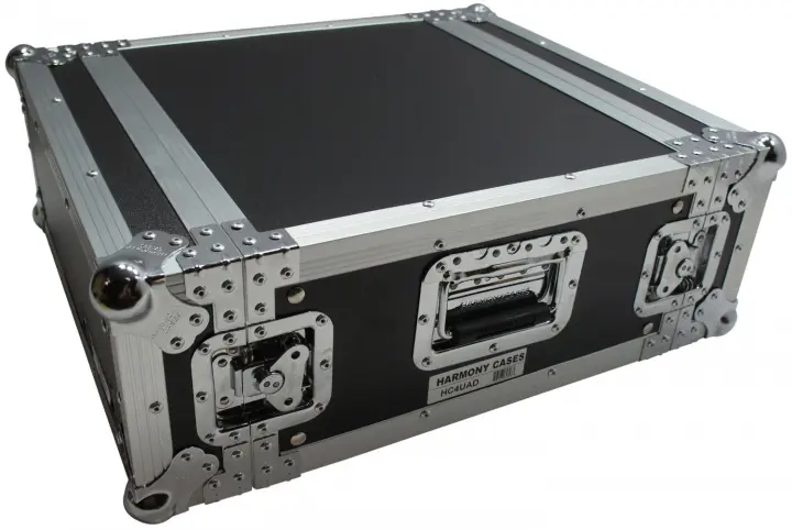 Harmony Cases HC4UAD DJ Flight Amp 4U Rack Space Road Travel Amplifier Case